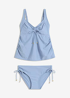 Tankini premamá (2 piezas) con cinta para anudar azul pálido • 34.99 ...