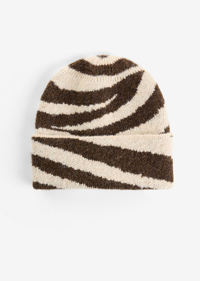 Gorro Beige-marrón Llamativo gorro con • 15.99 € • bonprix